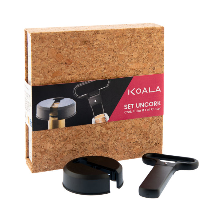 Koala Cork Puller w/Perfect Cut Foil Cutter UnCork Set ชุดที่เปิดขวด ...