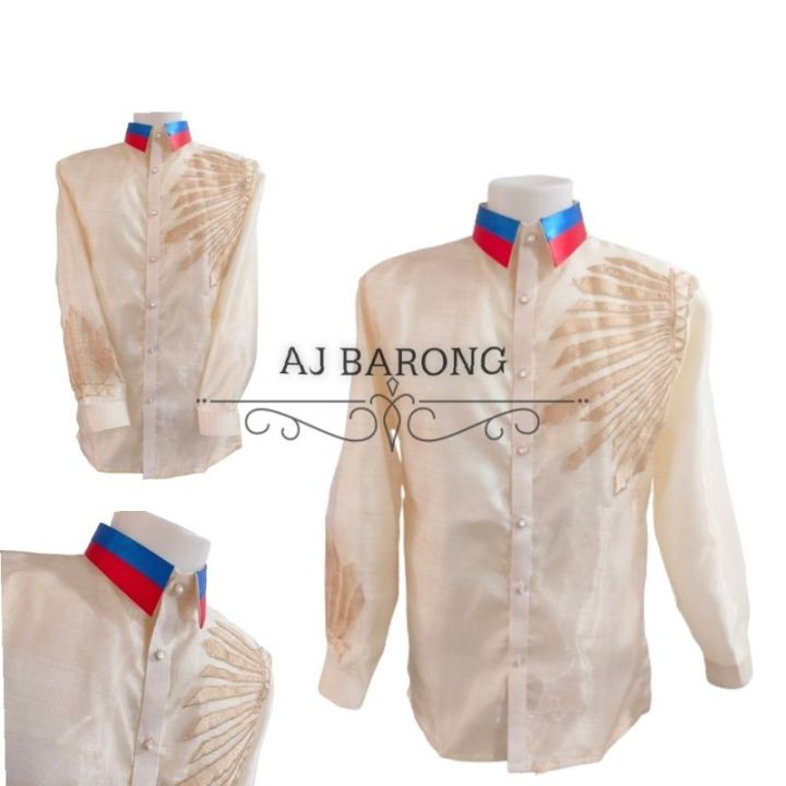 【Must Have👑】 Mens Modern Barong tagalog sinag design | Lazada PH