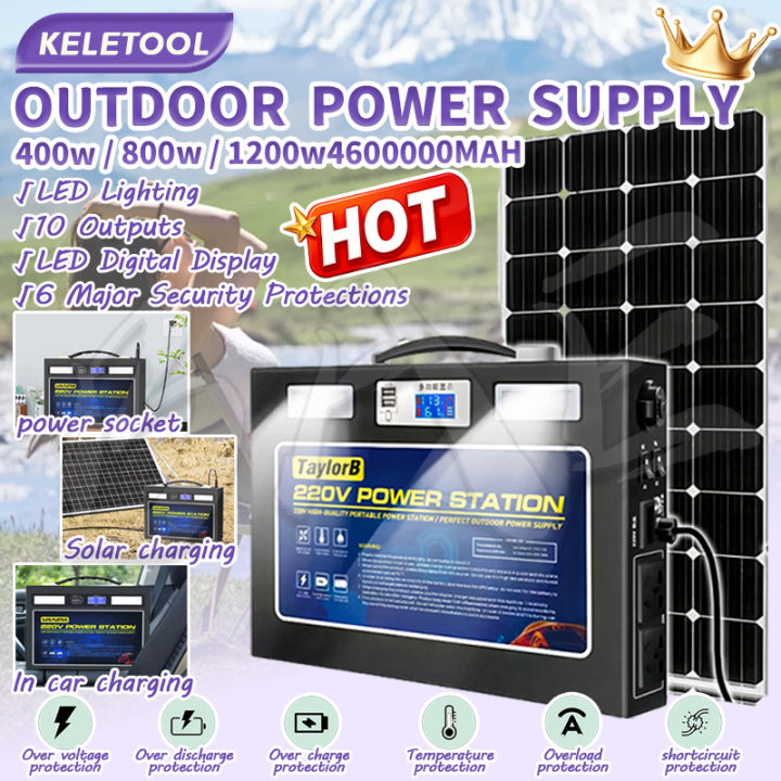 1200W Camping Power Supply Station Off Grid Portable Power Station ...