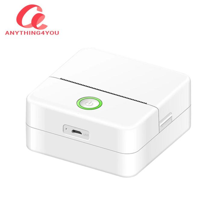 【New Arrival】Bluetooth-compatible Mini Printer with USB Cable Mini ...