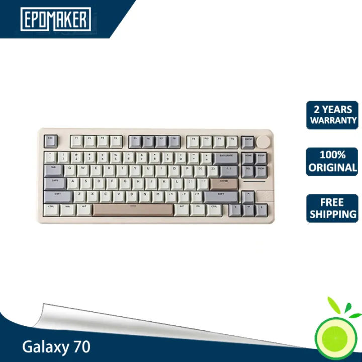 EPOMAKER Galaxy 70 75% Mechanical Keyboard LED Layout Aluminum Gasket ...