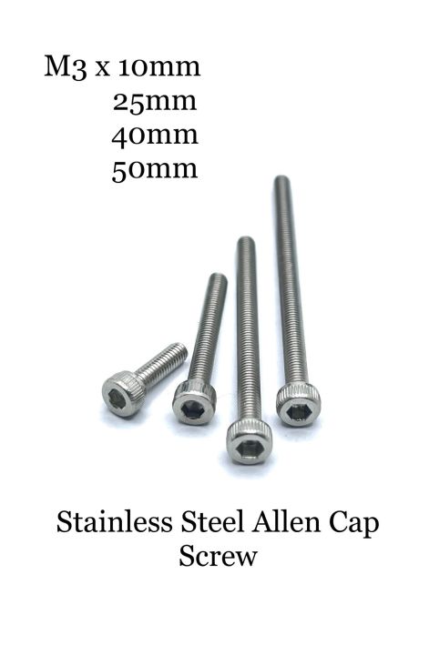 Stainless Allen Cap Screw M3 | Lazada PH