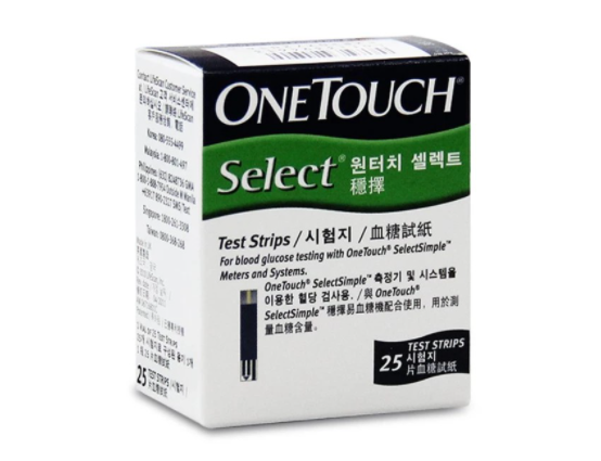 ONE TOUCH SELECT TEST STRIPS | Lazada