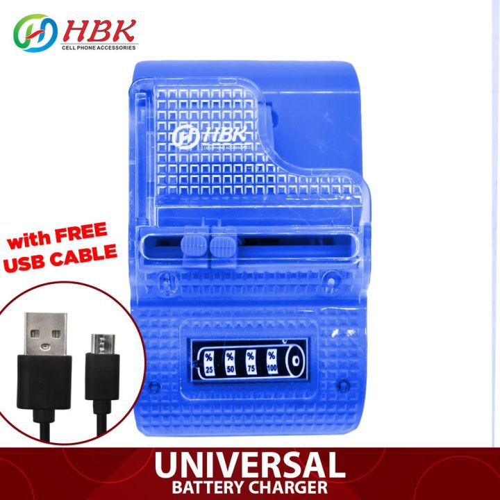 CELLPHONE UNIVERSAL BATTERY CHARGER W V8 ANDROID CORD LED CHARGING CLIP ...