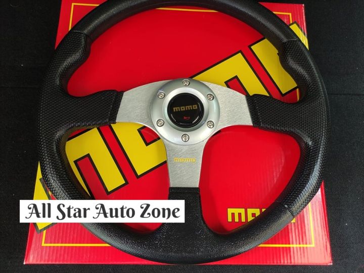 MOMO Tuner Steering Wheel Flat Edition (40mm Dish) 3 Anodized Spokes ...