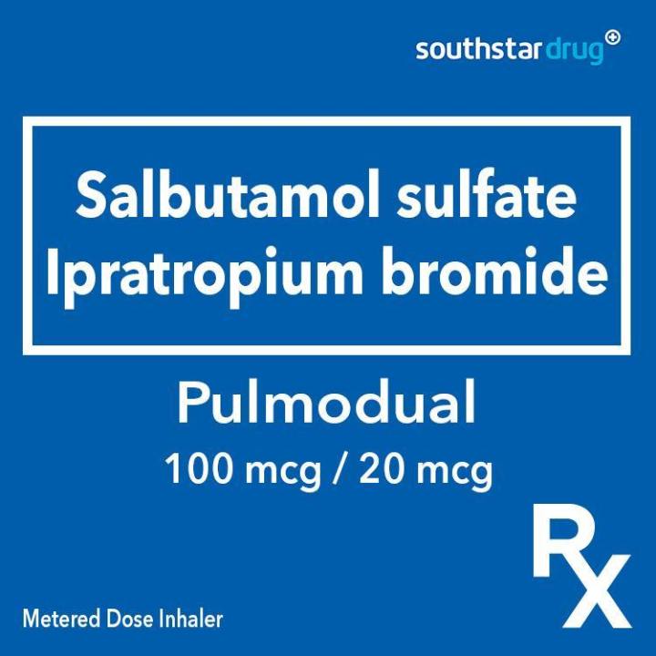 Rx: Pulmodual 100mcg / 20mcg Metered Dose Inhaler | Lazada PH