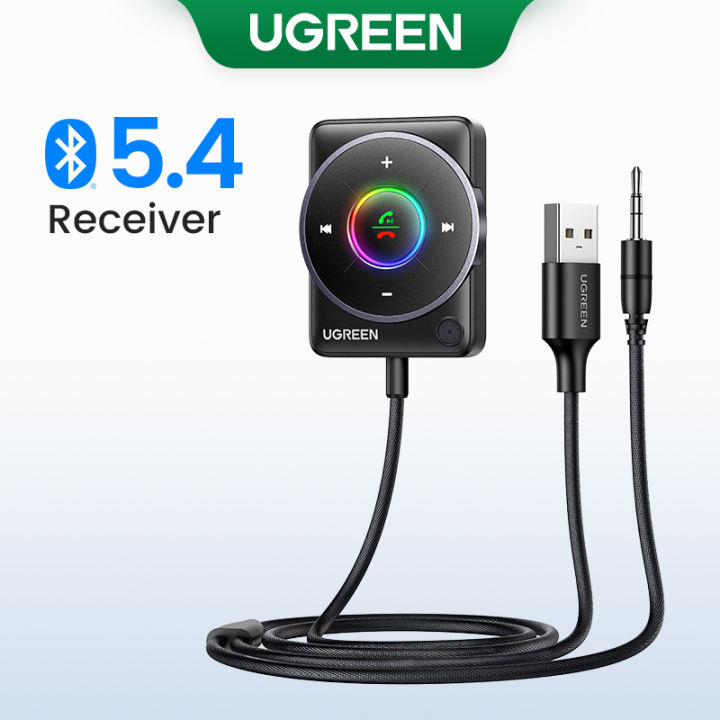 UGREEN Latest Bluetooth 5.4 Aux Car Adapter Enhanced Connection Noise ...