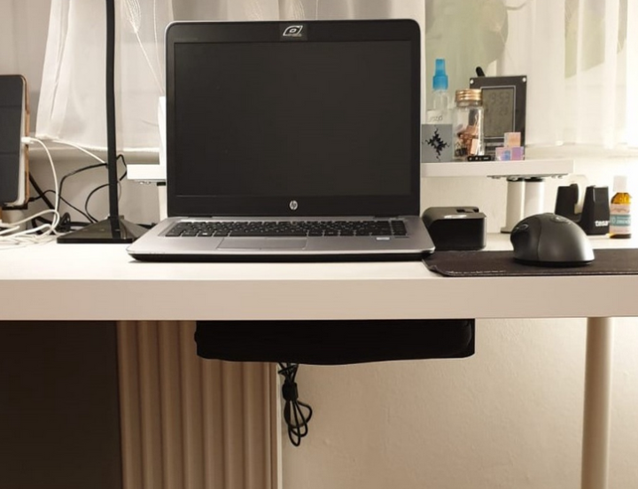 Heavy duty Under Desk Laptop Holder, Under Table Laptop/Keyboard ...