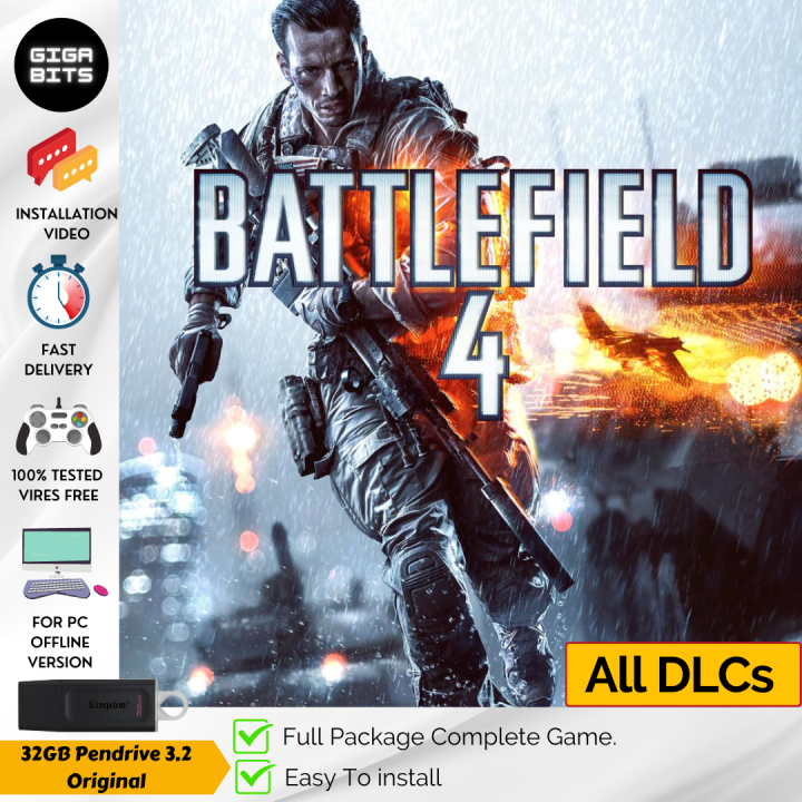 Battlefield 4 [ PC Game USB- Pendrive ] BATTLEFIELD 4 PREMIUM EDITION ...