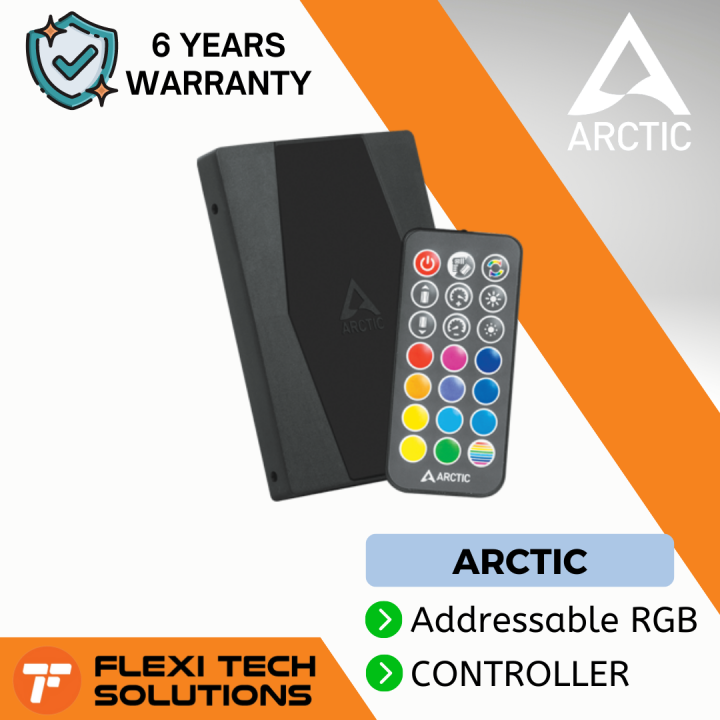 Flexi Tech ARCTIC Addressable RGB Controller with RF remote control | Lazada
