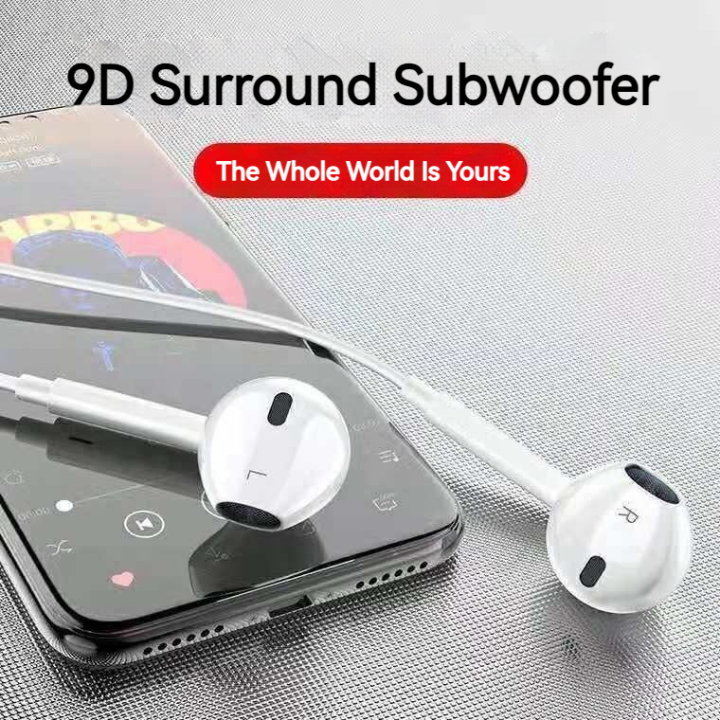 POLVCDG A-4 Original Noice Cancelling Strong Compatibility Earphones ...