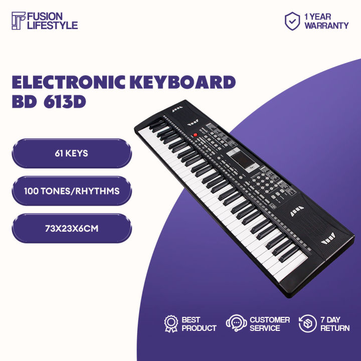 Electronic Keyboard Piano 61 Keys Digital Piano Keyboard Kids Entry ...