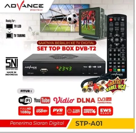 ADVANCE Set TV Digital Full HD Set Top Box Garansi 1 Tahun Resmi STP ...