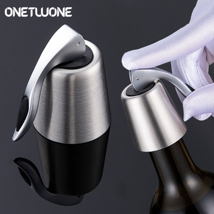 Onetwone Wine Bottle stopper Reusable Vacuum wine Sealer Bottle Plug ...