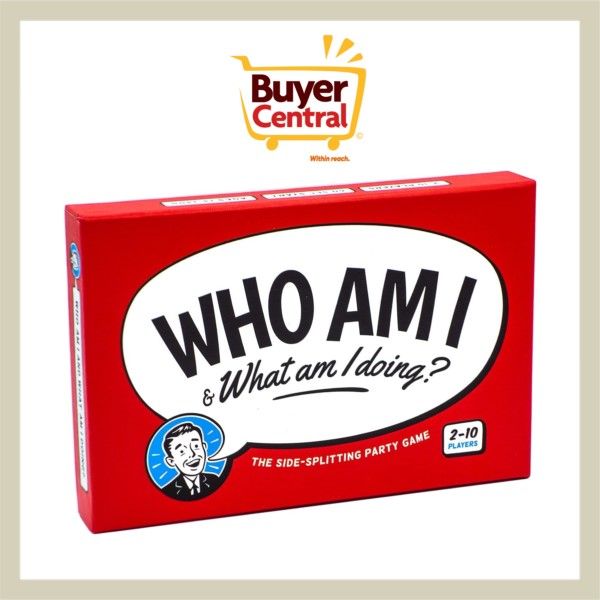 Buyer Central Who Am I? Card Game | Fun Acting Family Games | Word ...