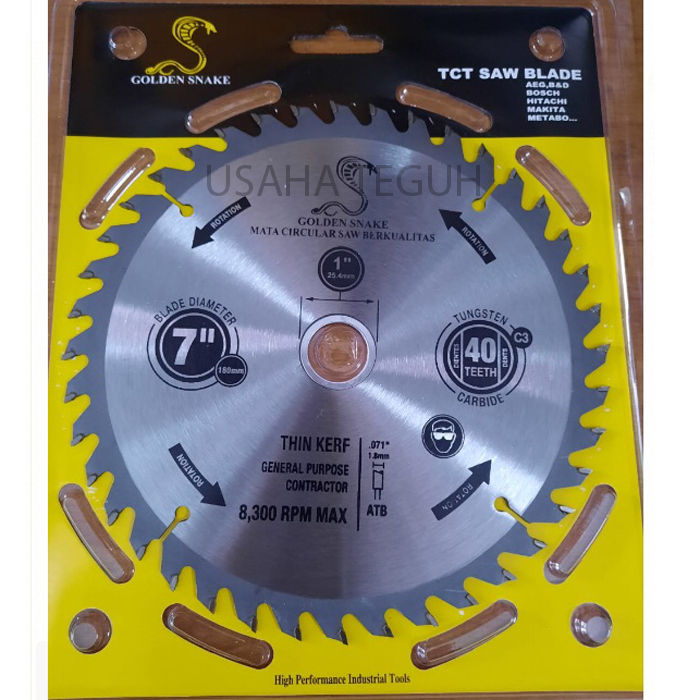 Mata Circular Saw 7" x 40T / Mata Gergaji Kayu | Lazada Indonesia