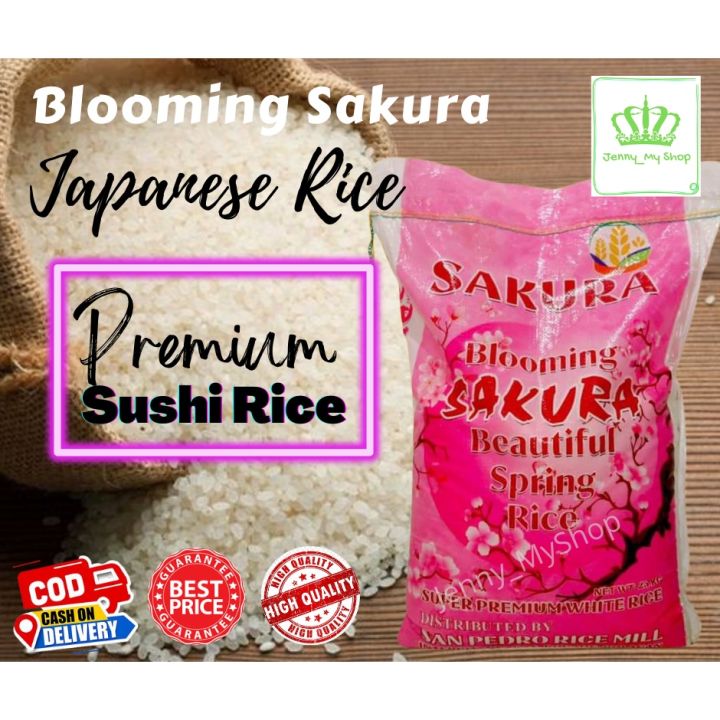Sushi Rice/JAPANESE RICE/Blooming SAKURA RICE 1kg - 5kg (repacked) for ...