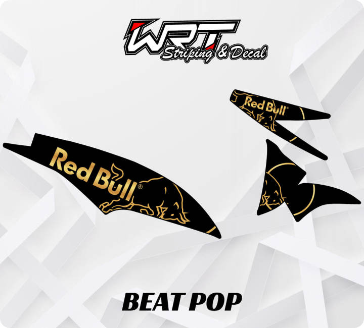 Stiker Striping Decal Beat Pop RedBull | Lazada Indonesia