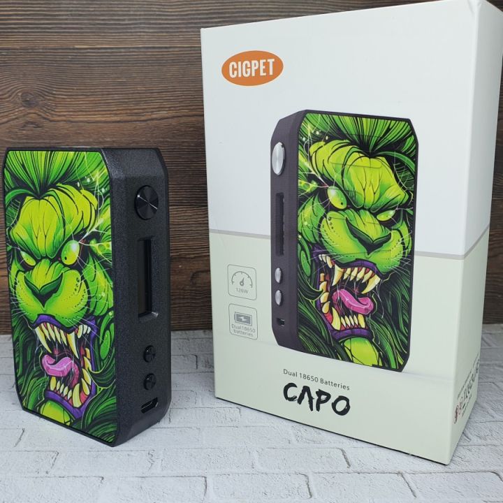 [BISA COD] Authentic Ijoy Cigpet Capo 126W Box Mod Dual Battery Vape ...