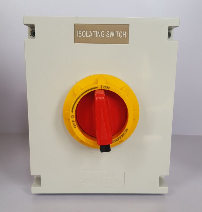 ISOTECH 63A~200A 3 Poles Isolator With PVC Enclosure KTM Series | Lazada