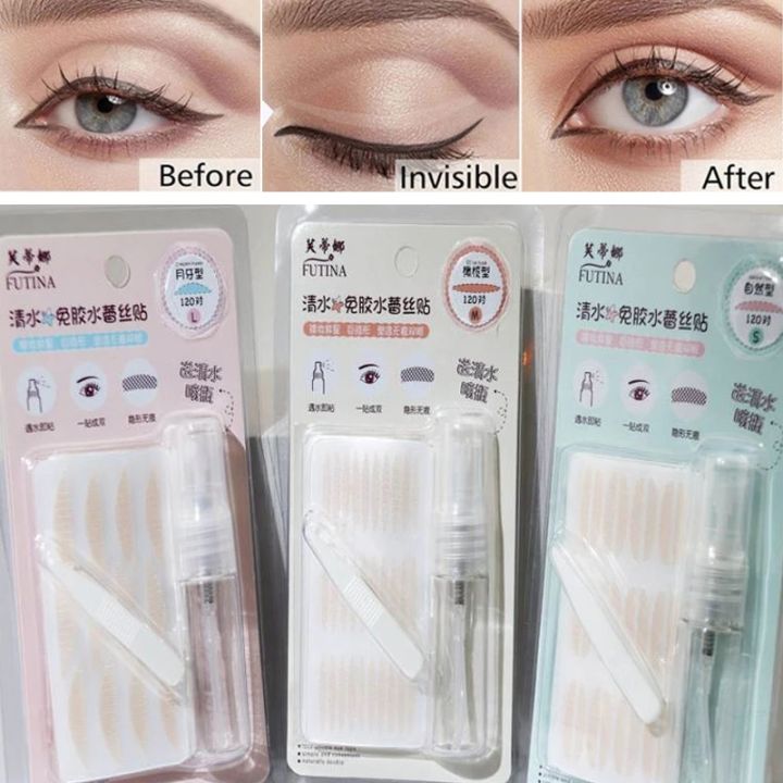WOOLOVE Invisible Eyelid Lift Adhesive Eye Lift Lace Strips Eyelid Lift ...