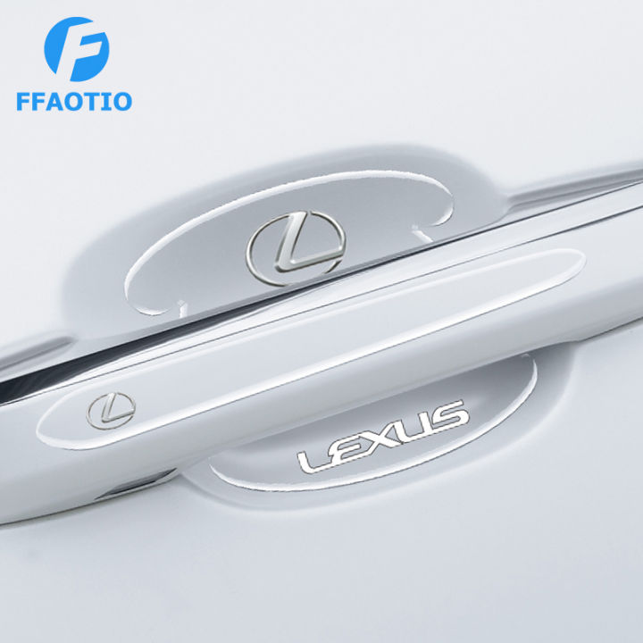 FFAOTIO Transparent Car Door Handle Protector Anti Collision Strip Car ...