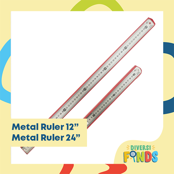 Metal Ruler - 12" and 24" long | Lazada PH