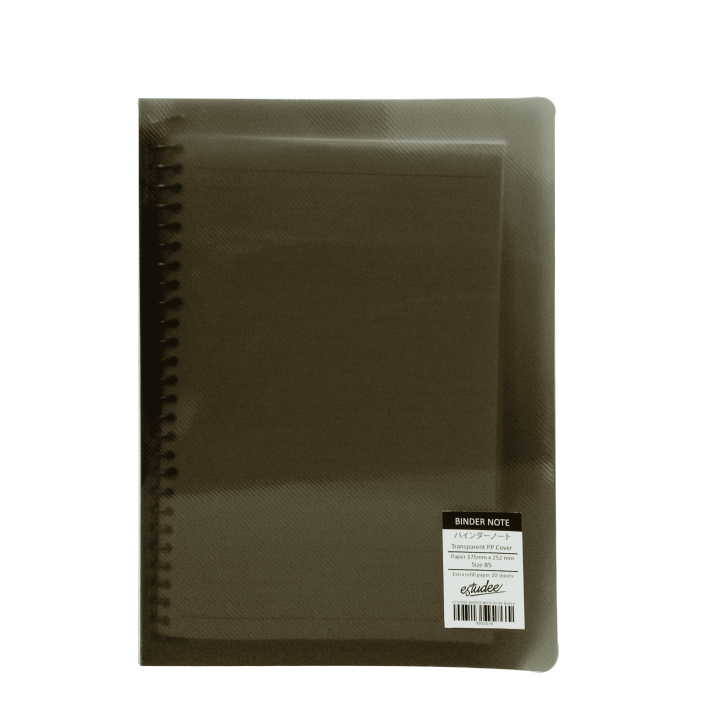 Estudee - Binder Note Ukuran B5 Bahan PP Warna Hitam | Lazada Indonesia