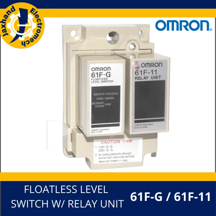 Floatless Level Switch Omron 61F-G with Relay Unit 61F-11, 110/220VAC ...
