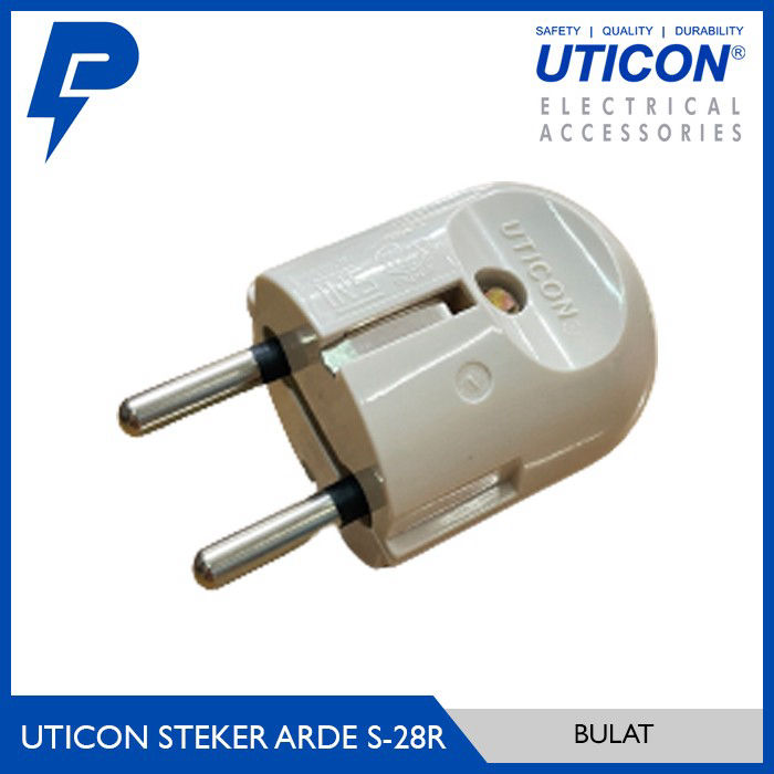UTICON Steker Arde Bulat S-28R - Colokan Bulat S28R | Lazada Indonesia