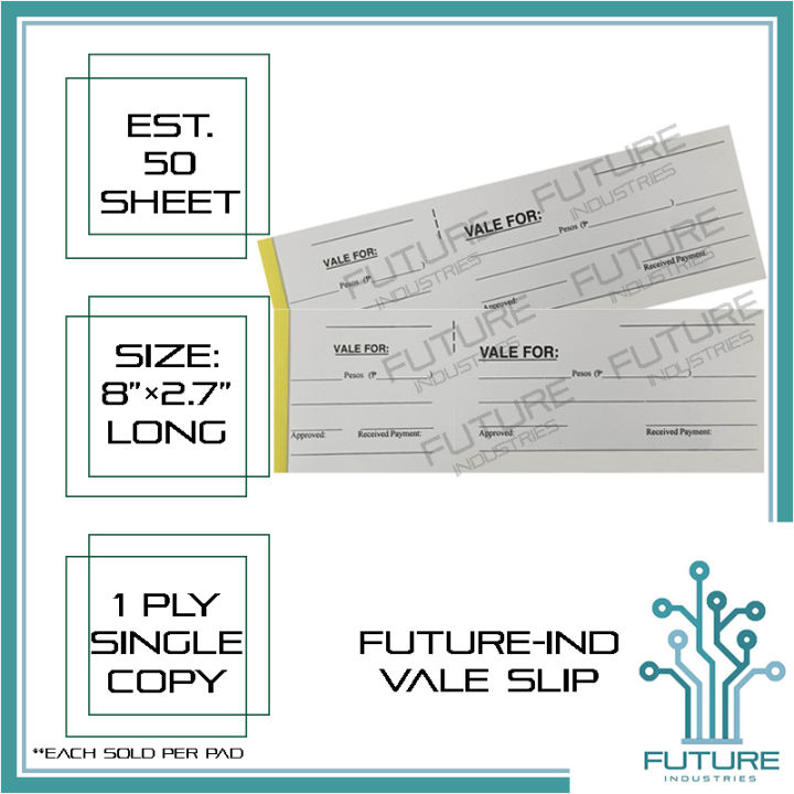 Voucher Vale Slip 50 Sheets Vale Voucher Bale Slip Bali Slip Office Cash Voucher Accounting ...
