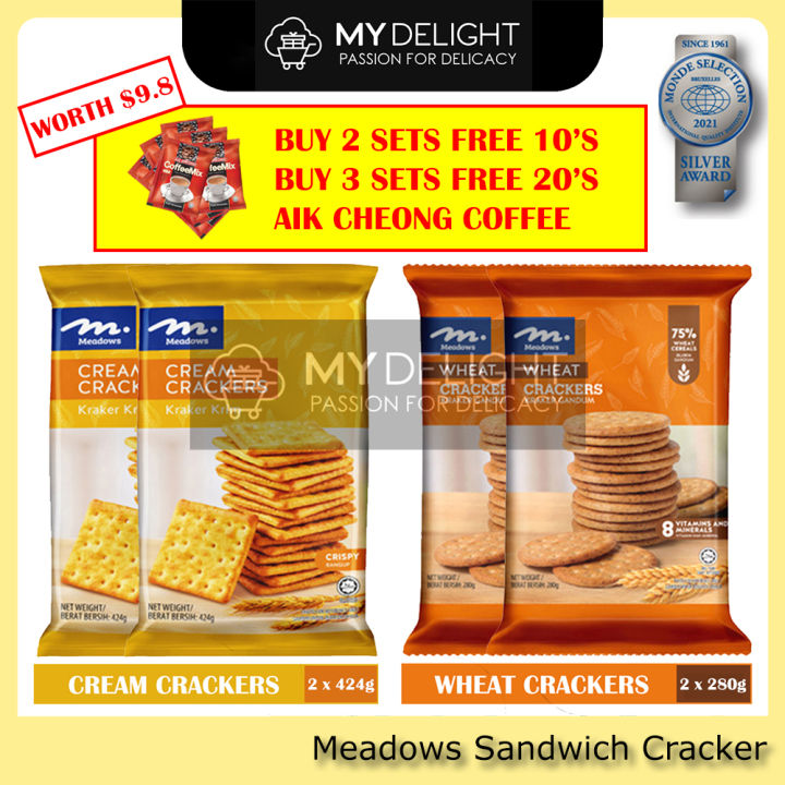 (2 Pack) Meadows Crackers Cream Wheat Cracker | Lazada Singapore