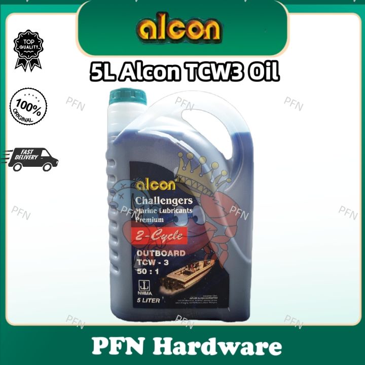 💥Ready Stock💥 Alcon Oil Outboard Marine Lubricants 2-Stroke TCW-3 ...