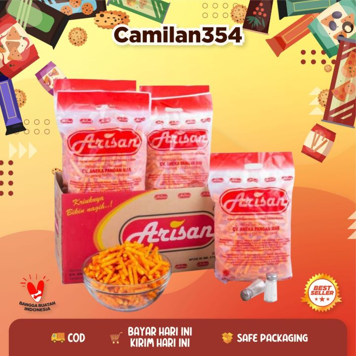Arisan Stik Balado - 400gr / Snack Stick Pedas Manis / Jajanan Murah ...