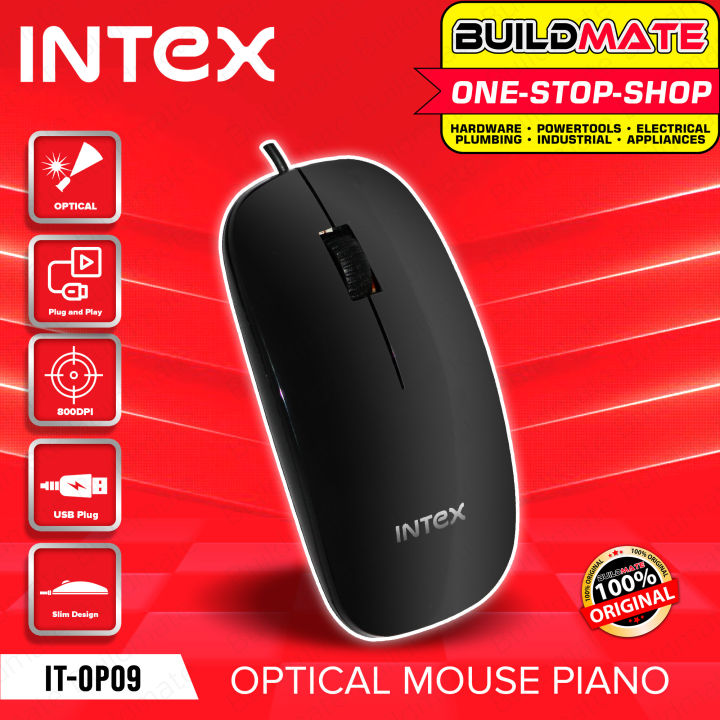 INTEX Original Computer Optical Mouse Piano Wired IT-OP09 High Quality ...