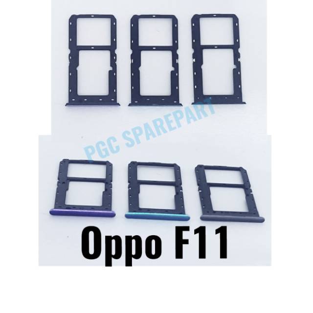 Original Simtray Oppo F11 - Tempat Simcard Simlock Sim Lock Slot Card ...