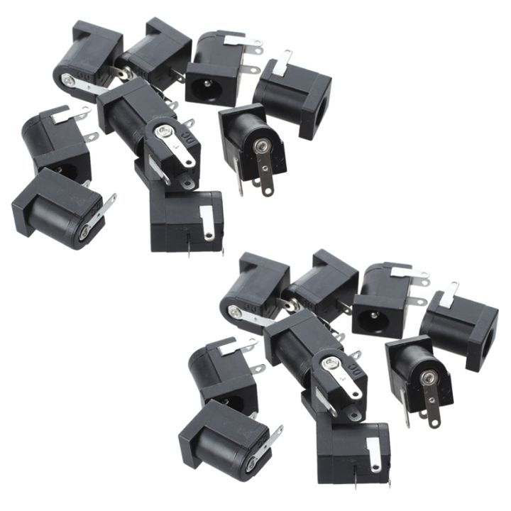 20Pcs DC Power Jack Socket 2.1mm Barrel-Type PCB Mount | Lazada.co.th