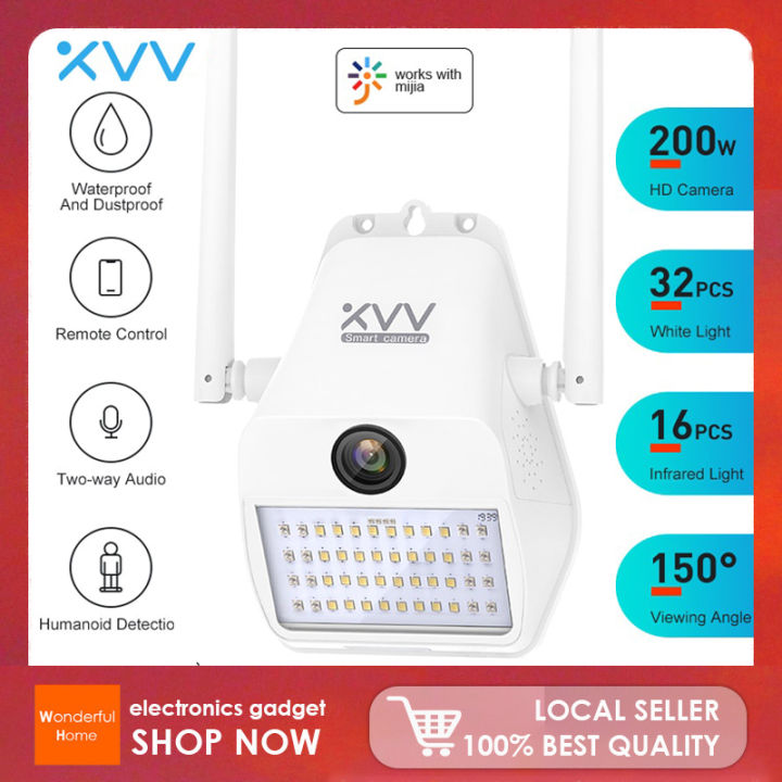 Original Xiaovv Xiaomi CCTV Camera V380 Outdoor PTZ IP Camera HD 1080P ...