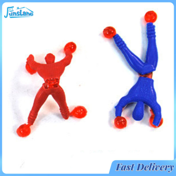 FunsLane Sticky Wall Climbing Spider Character Toy Relieve Stress ...