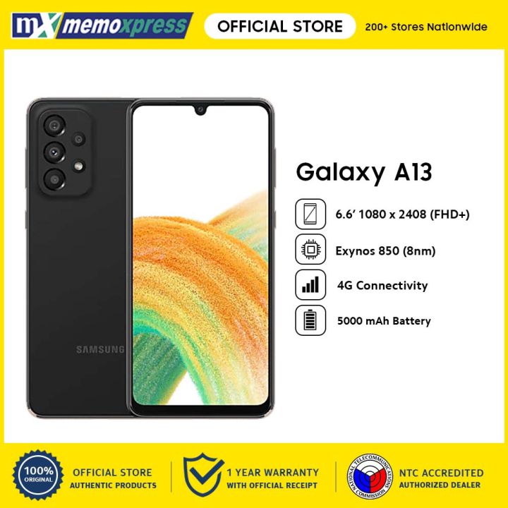 Samsung Galaxy A13 6.6” FHD+ TFT Infinity-V Display - Memoxpress | Lazada PH
