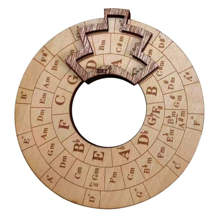 Wooden Melody Tool Music Instrument Wood Melody Maker Circle of Fifths ...