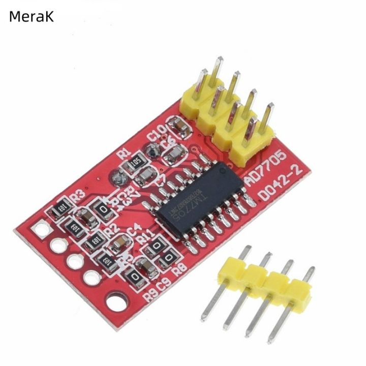 Ad7705 Dual 16 Bit Adc Data Acquisition Module Input Gain Programmable Spi Interface Tm7705