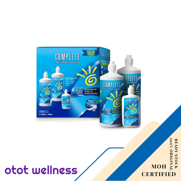 Complete Multi Purpose Solution Easy 360ml/ 100ml / 60ml contact lens | Lazada