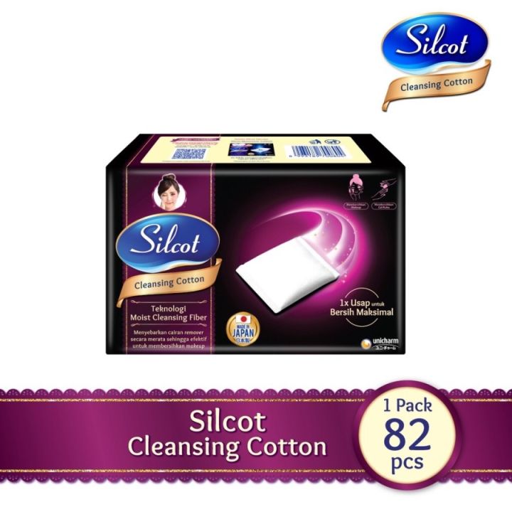 Silcot Cleansing Cotton 82 - Kapas Kecantikan Unicharm | Lazada Indonesia