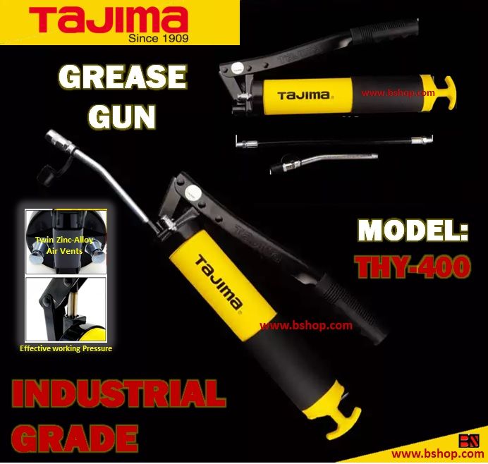 HEAVY DUTY GREASE GUN/ GREASE PUMP 400CC/500CC TAJIMA THY400 PRESSOL ...