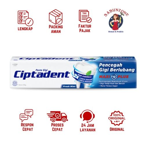 Ciptadent Whitening Maxi White Pasta Gigi 190 gr | Lazada Indonesia