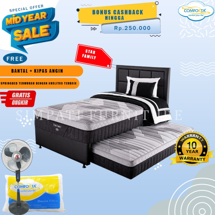 Comforta 2in1 Star Family 100x200 | Lazada Indonesia