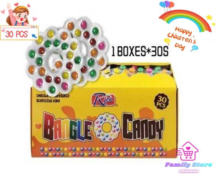 Rico Bangle Chocolate Candy 🍬🍫(1Box X 30Pcs) | Lazada