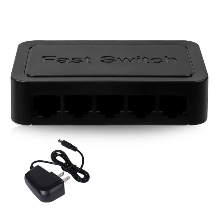 Mini 5 Port Network Switch Ethernet Switch Internet Splitter Desktop 10 ...