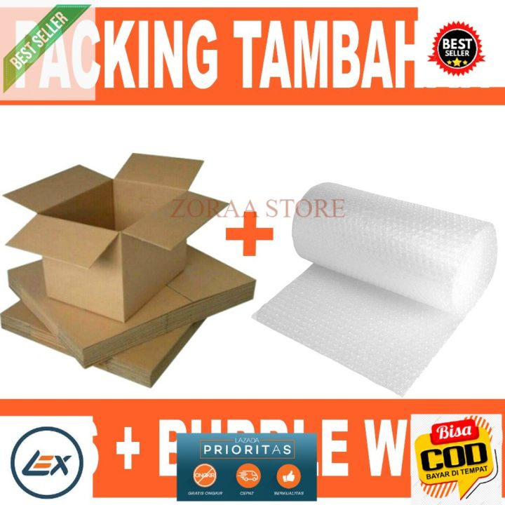 DUS DAN BUBBLE WRAP PACKING TAMBAHAN | Lazada Indonesia